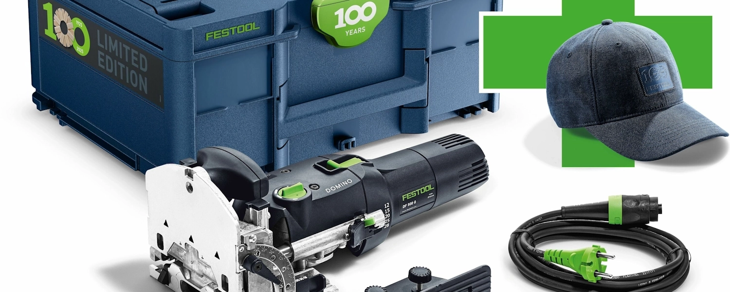 Festool Domino deuvelfrees + Systainer jubileum aanbieding | klium